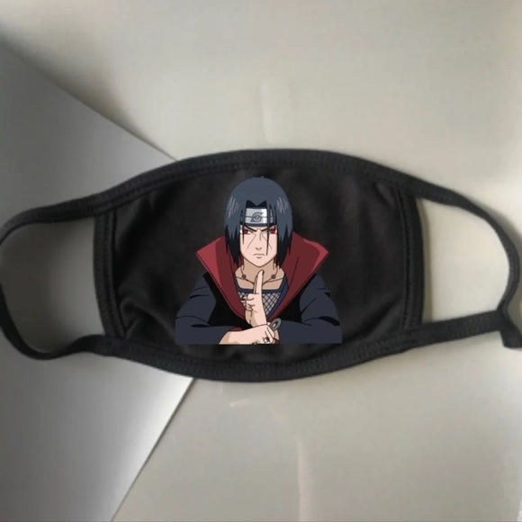 Hand Crafted | Accessories | Naruto Itachi Akatsuki Anime Face Mask ...